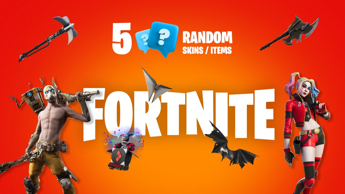 Buy 5 Random Fortnite Skins / Items Epic Games Key - CJS CD Keys