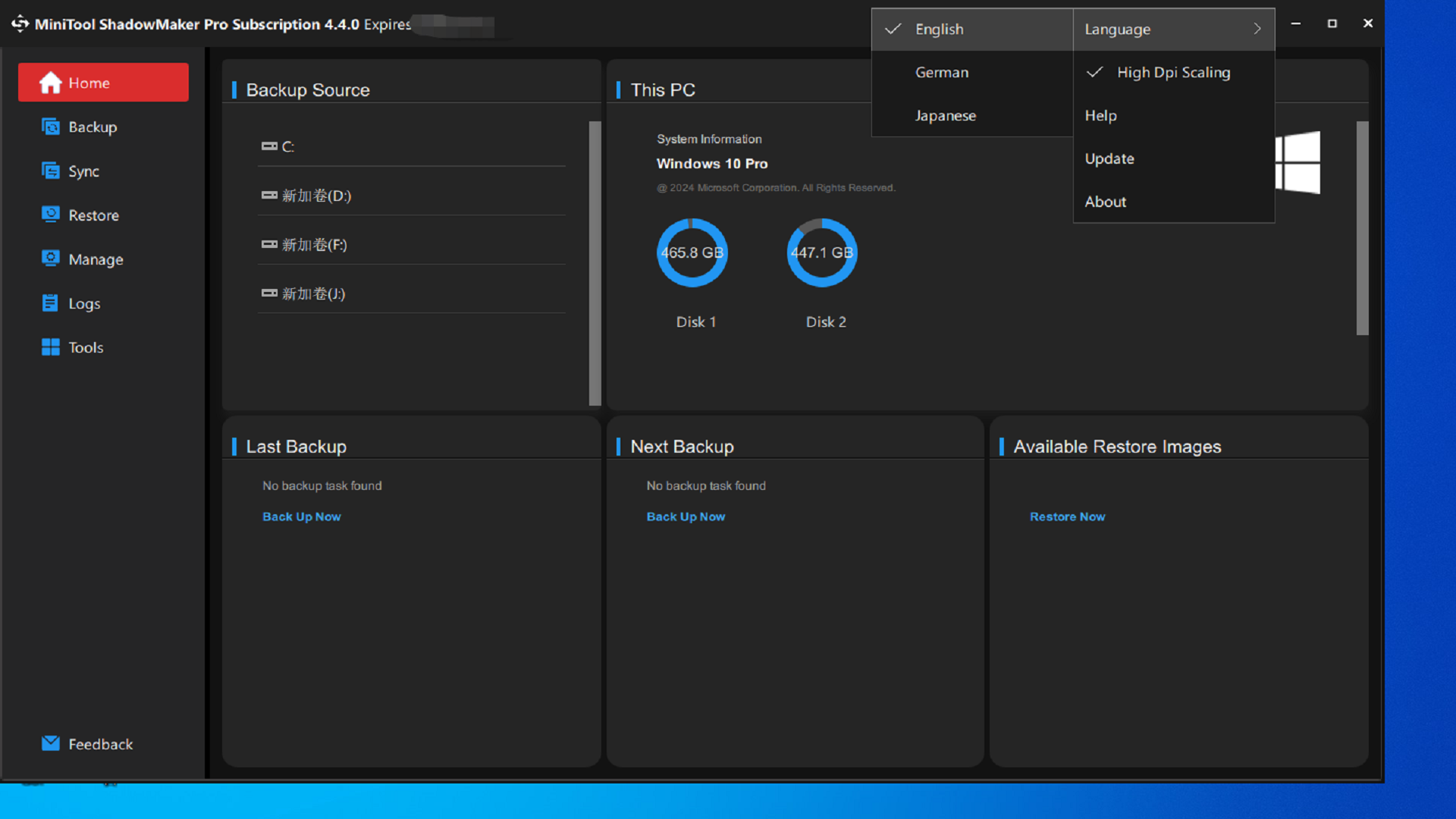 Buy MiniTool ShadowMaker Pro License (1 Year /2 Devices) - CJS CD Keys
