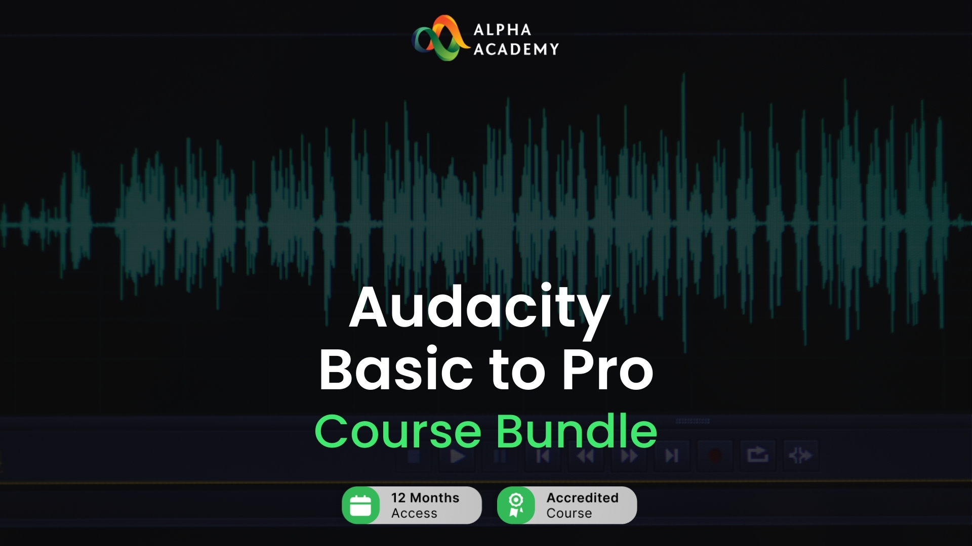 Buy Audacity Basic to Pro Course Bundle Alpha Academy Code - CJS CD Keys
