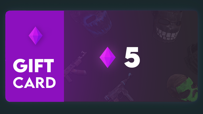 Buy Rust Clash 5 Gem Gift Card - CJS CD Keys