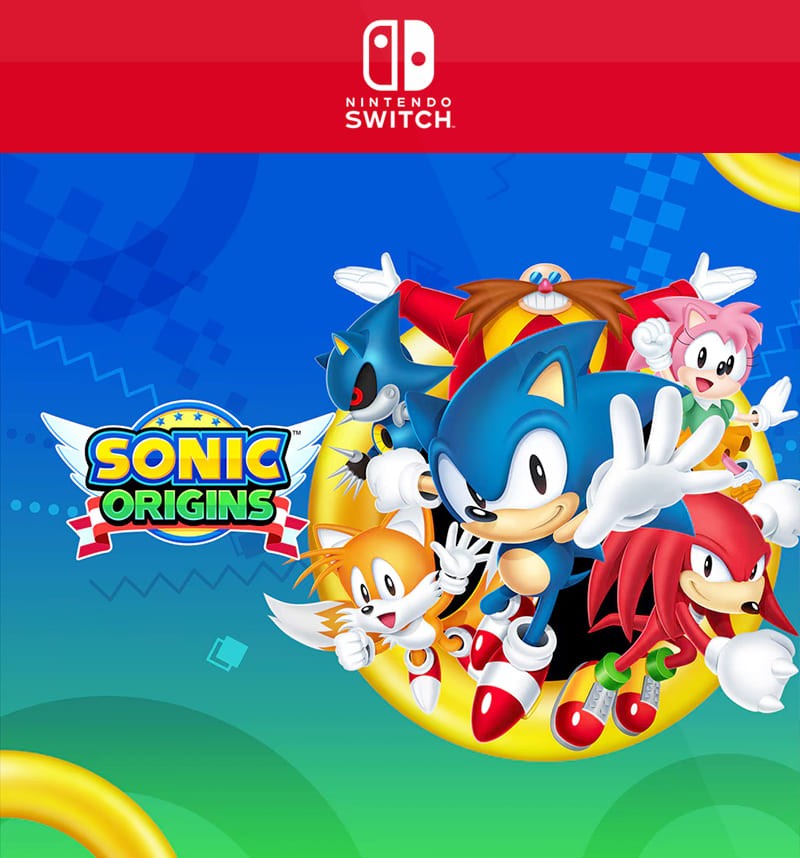 Sonic Origins for Nintendo Switch (Digital Download Access Link)