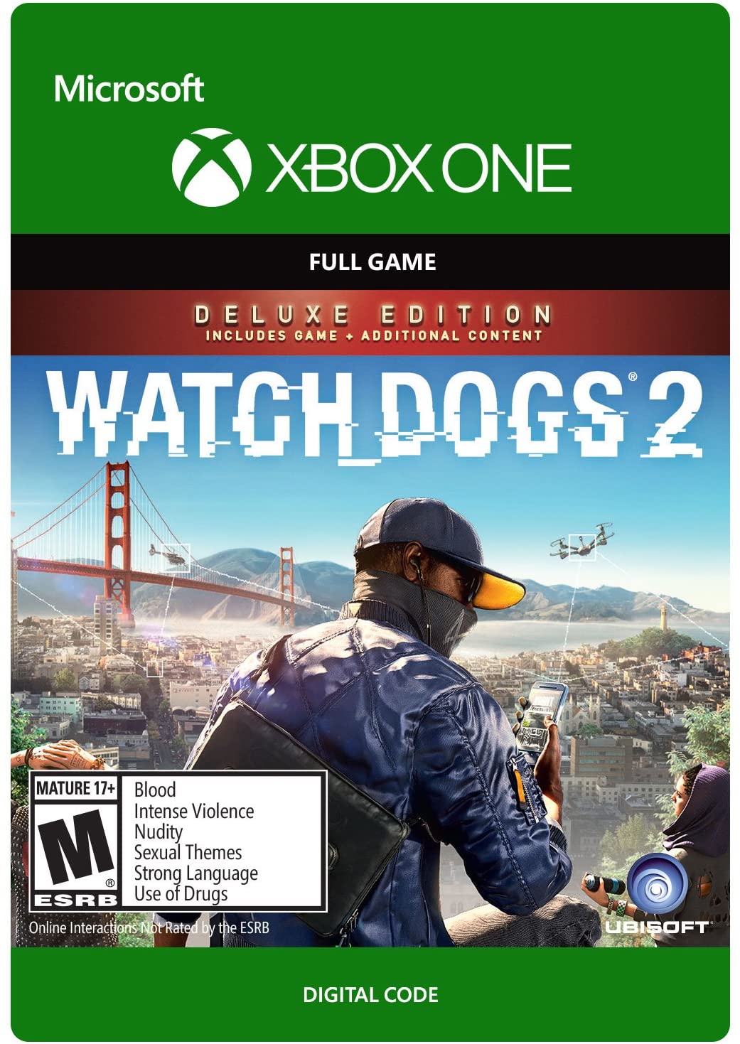 Watch Dogs 2 Deluxe Edition CD Key for Xbox One (Digital Download)